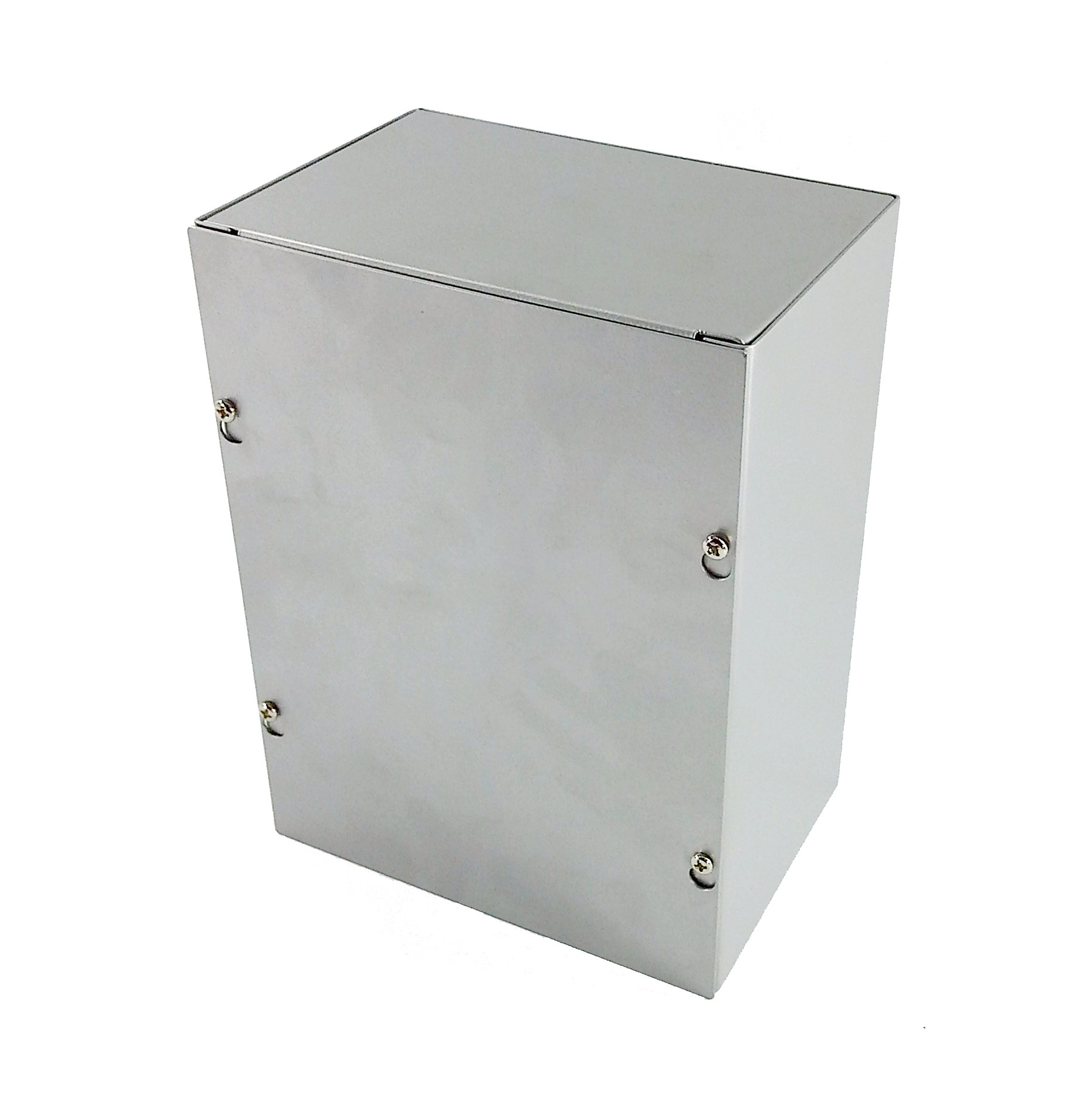 FixtureDisplays Sheet Metal Junction Box with Lift-off Screw Cover, 6 x ...