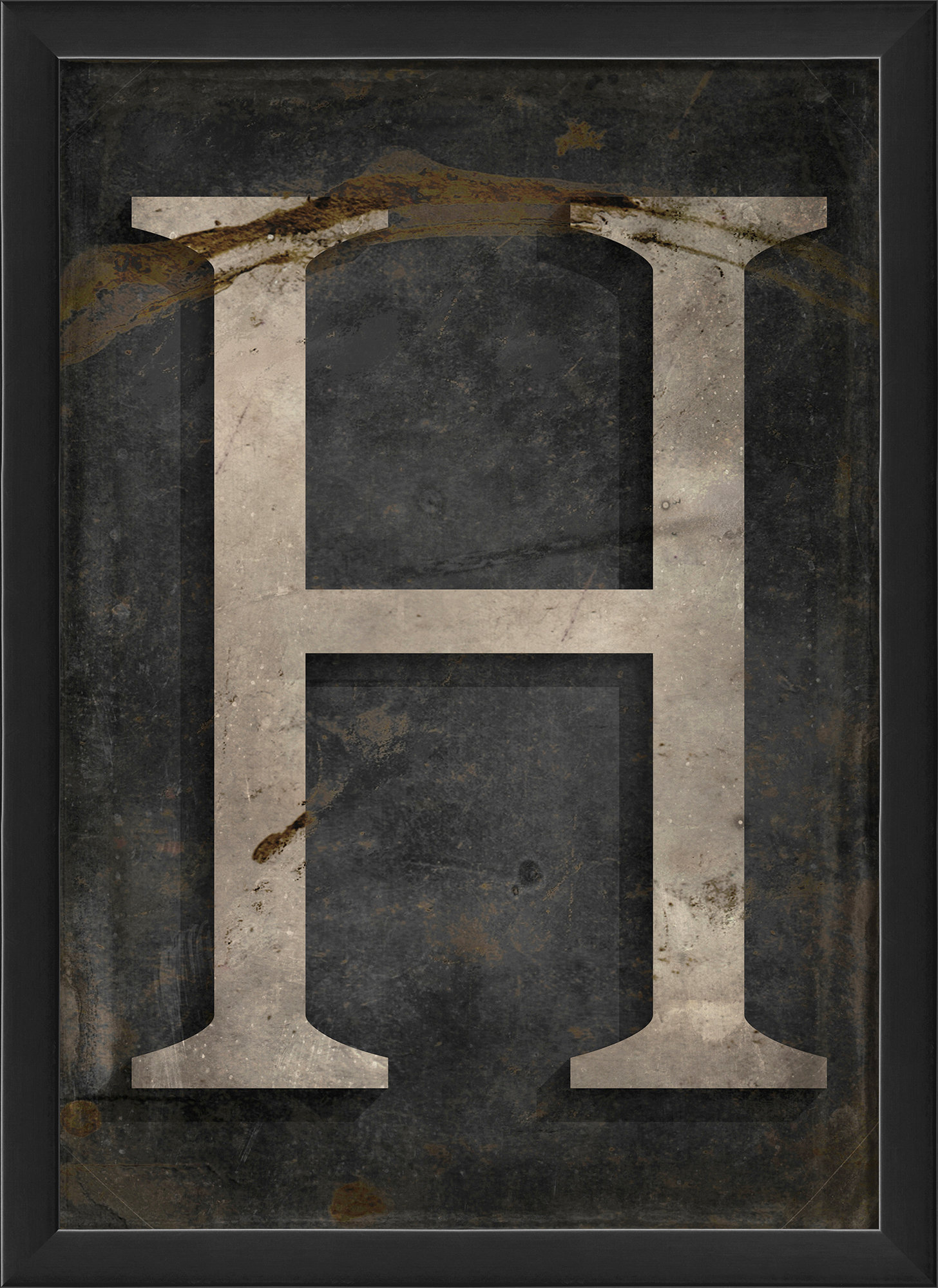 Williston Forge 'Letter H' Framed Textual Art & Reviews | Wayfair