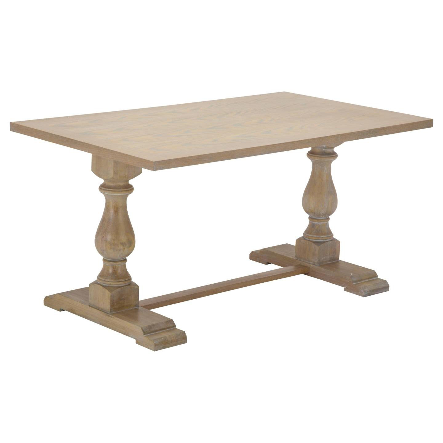 Ophelia & Co. Clerkin 63" Double Pedestal Dining Table | Wayfair