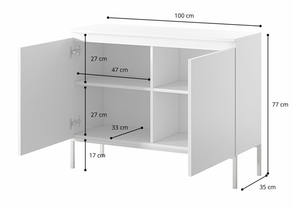 17 Stories Nerely 100 Cm Wide Sideboard | Wayfair.co.uk