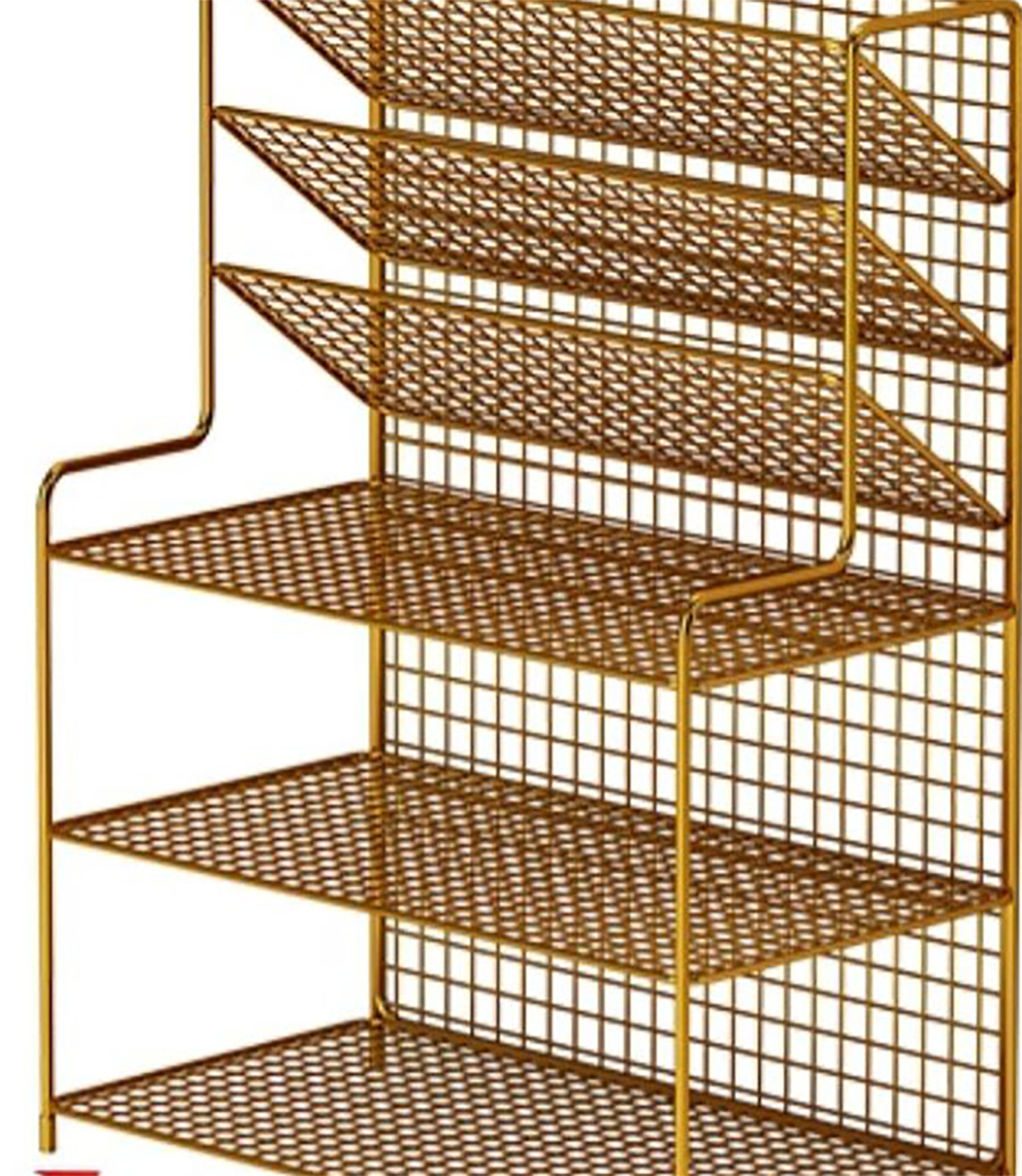 Hokku Designs Bookshelf Desktop Organizer With Slanted Pen Holder And ...