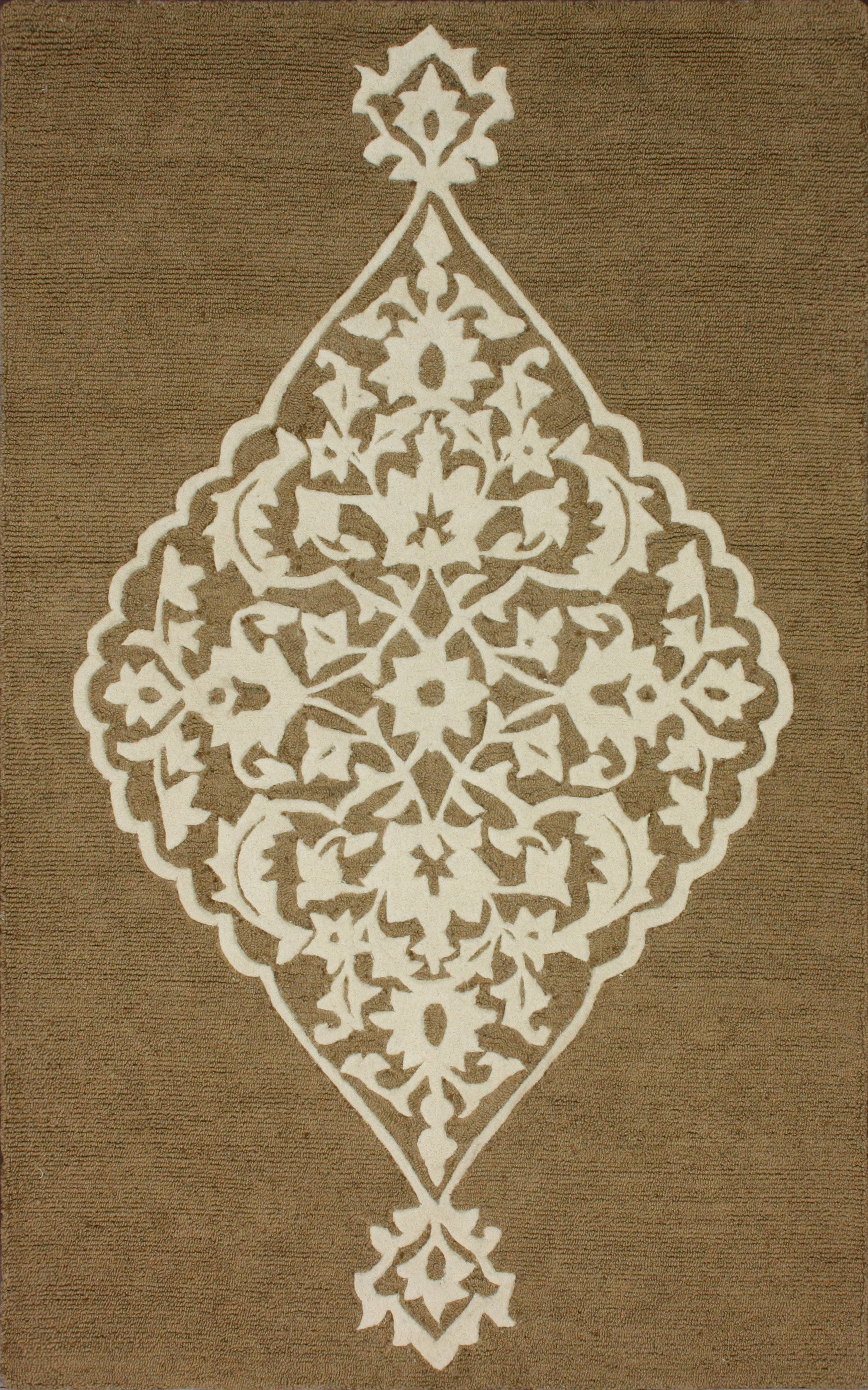 Alcott Hill® Shala Hand-Tufted Natural Area Rug | Wayfair