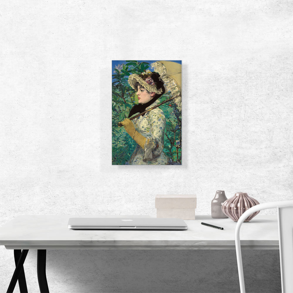ARTCANVAS Spring 1881 by Edouard Manet - Wrapped Canvas Painting Print ...