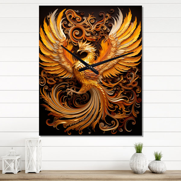 East Urban Home Anje - Mythical Creatures Wall Clock | Wayfair