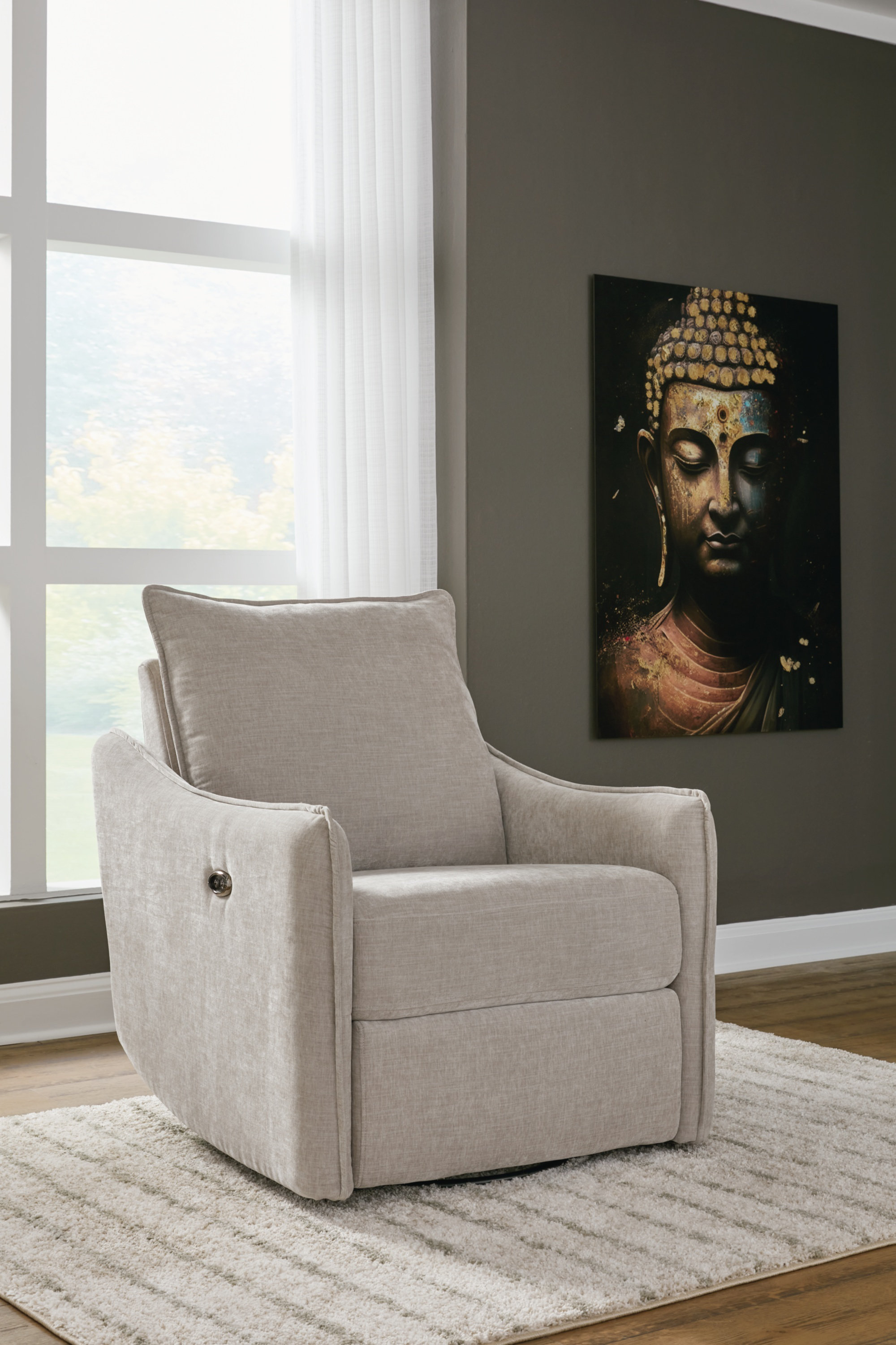 Lark Manor Fauteuil inclinable électrique pivotant Erskin - Wayfair Canada