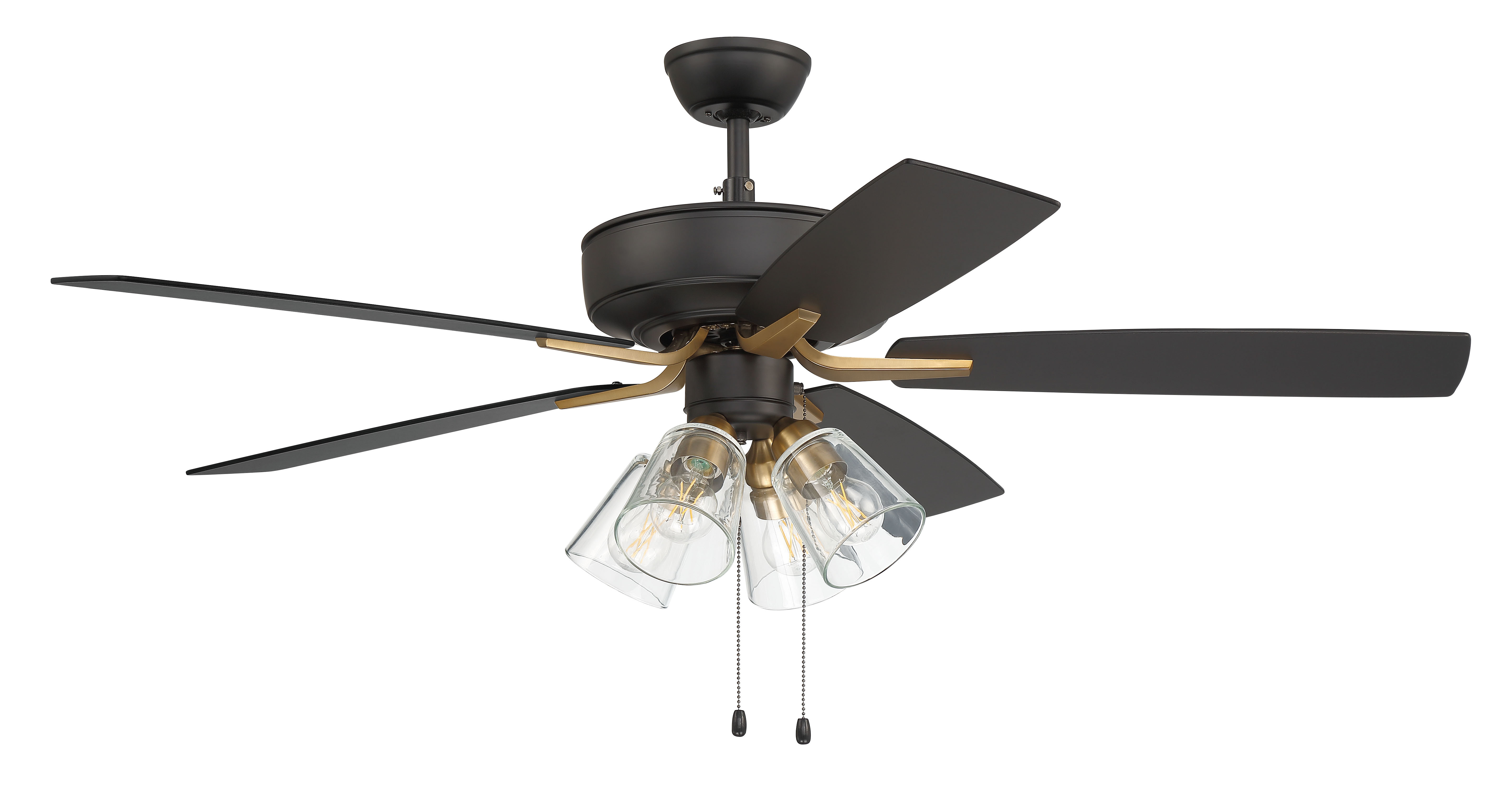 Craftmade Pro Plus fan 52" 5 - Blade LED Standard Ceiling Fan with Pull ...