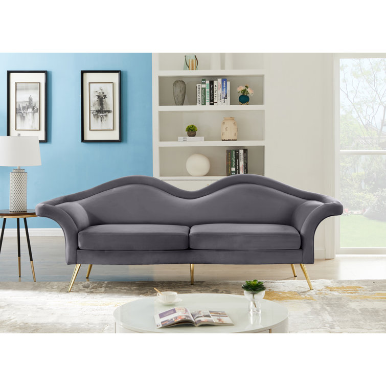 Rosdorf Park Annelotte 98'' Velvet Sofa | Wayfair