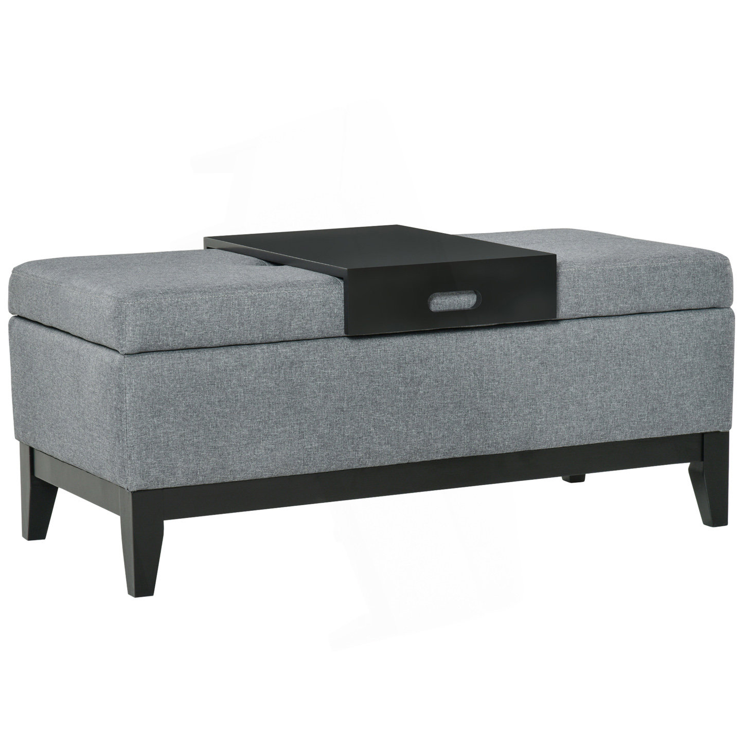 Latitude Run® Rectangular Storage Ottoman Bench, Coffee Table Ottoman ...