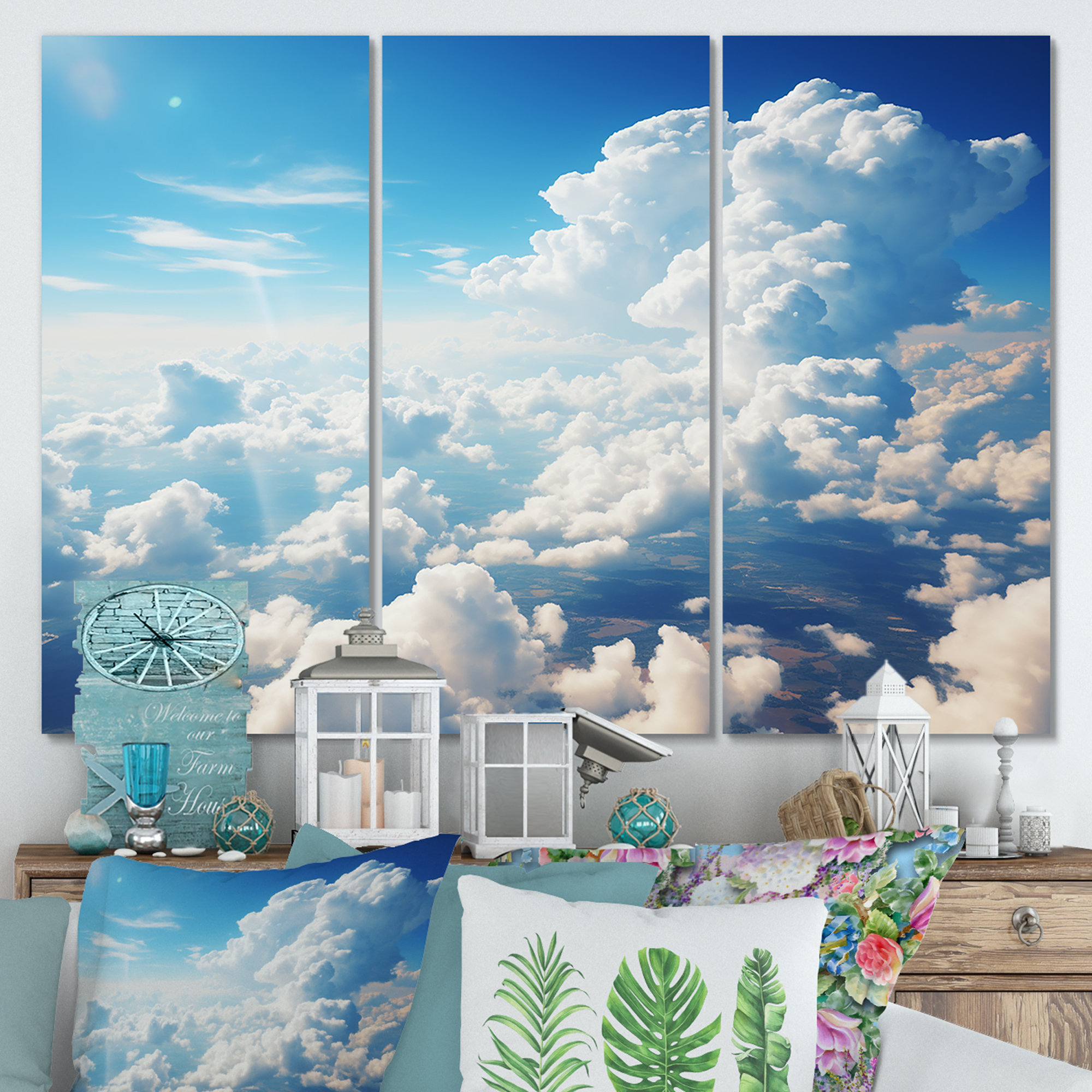 Latitude Run® Panoramic Sky Canopy Horizon III - Sky Wall Art | Wayfair