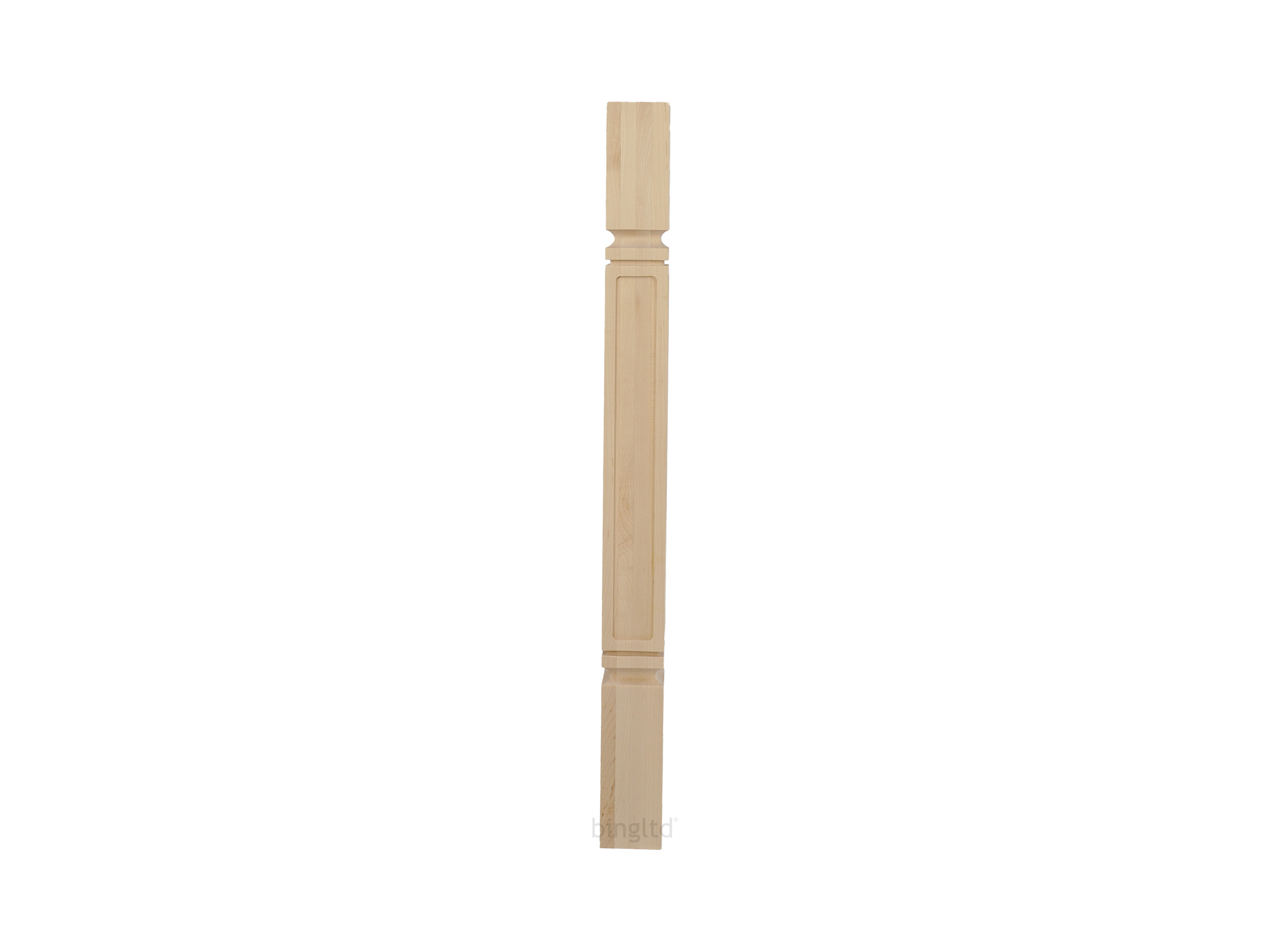 bingltd Rubberwood Unfinished Hardwood Post | Wayfair