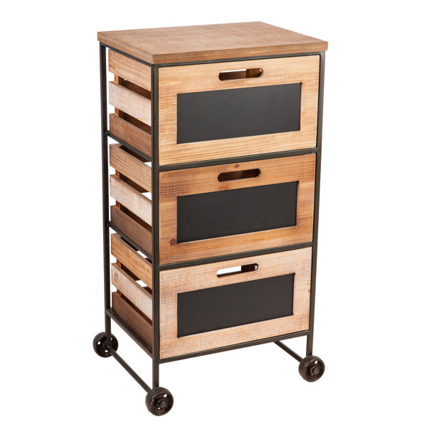 17 Stories 3 Drawer Storage Drawer | Wayfair