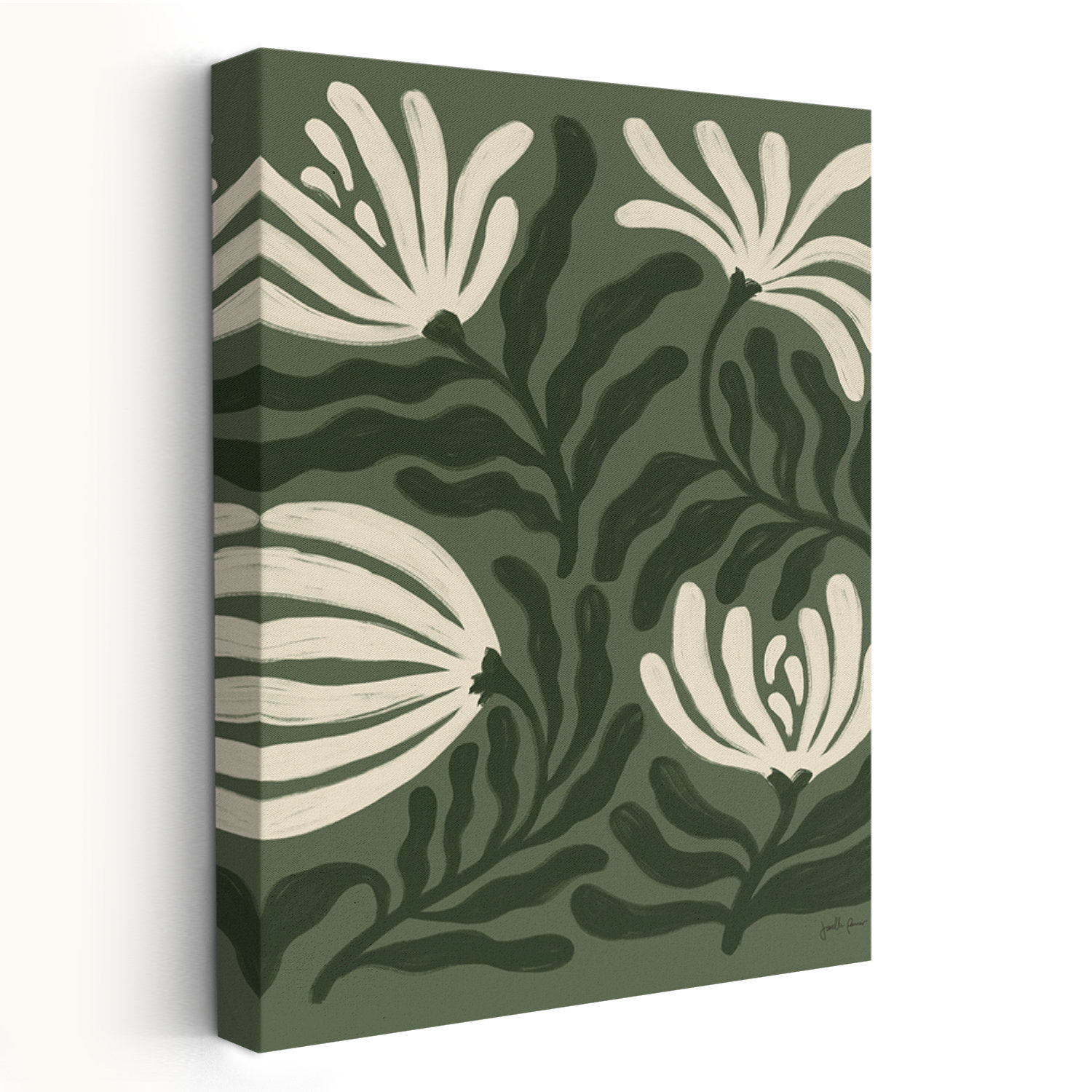 Red Barrel Studio® Mid-Century Modern And Bohemian Simple Petals I ...