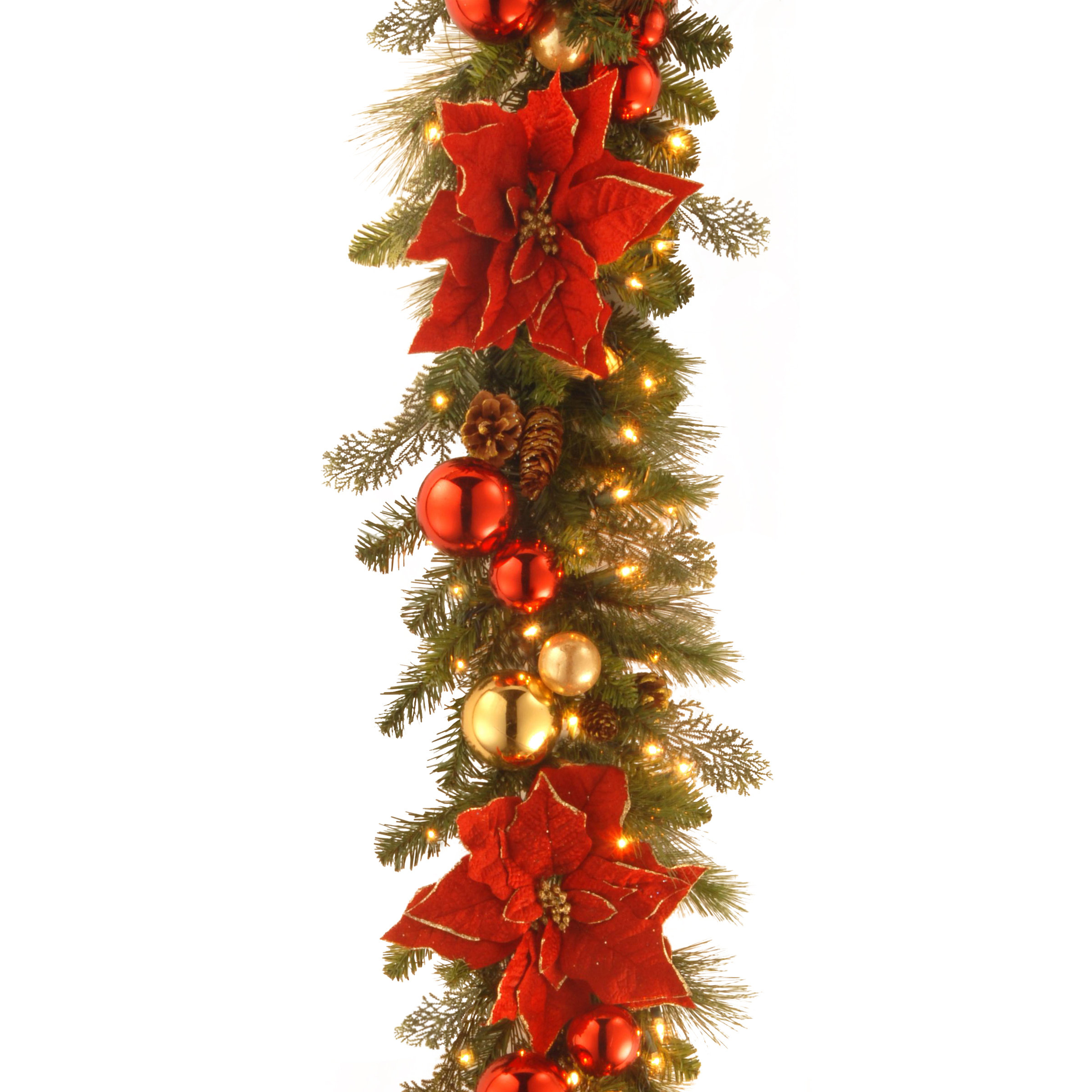 The Holiday Aisle® 9 ft. Decorative Collection Home for the Holidays ...