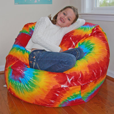 Ahh! Products 100% Cotton Bean Bag Chair & Lounger | Wayfair