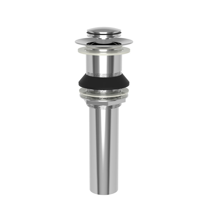 Newport Brass Push Pop-Up Bathroom Sink Drain with Overflow Holes | Wayfair
