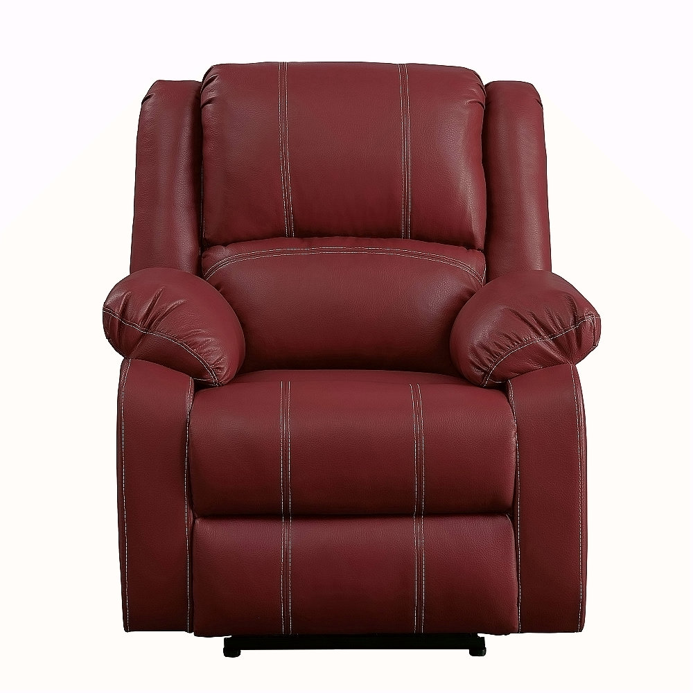 Latitude Run® Red Synthetic Leather Motion Rocker Recliner | Wayfair