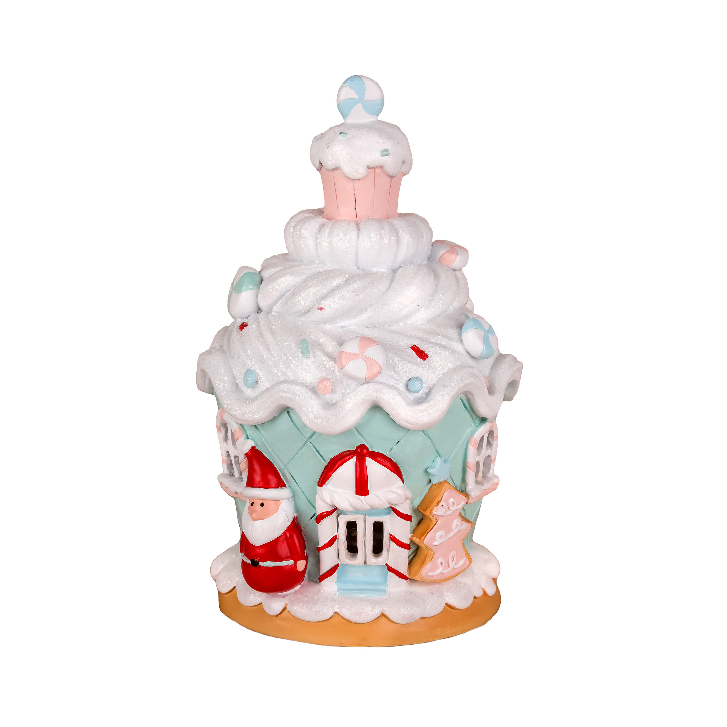 The Holiday Aisle® Gingerbread Man Cake House with Lights & Reviews ...