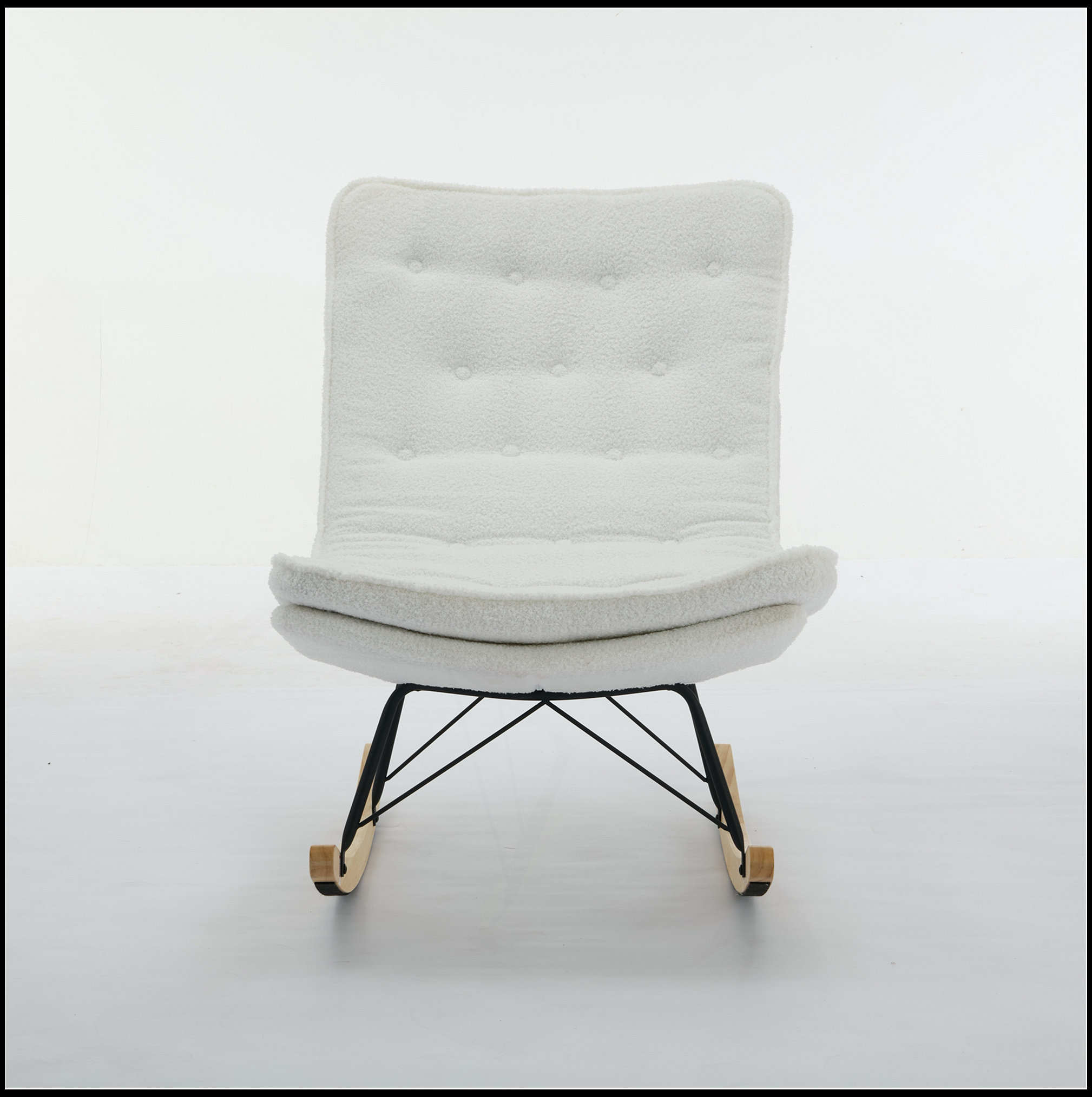 George Oliver Lazy Rocking Chair,Comfortable Lounge Chair With Wide ...