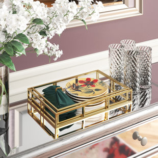 Vanity Decorative Trays You'll Love | Wayfair