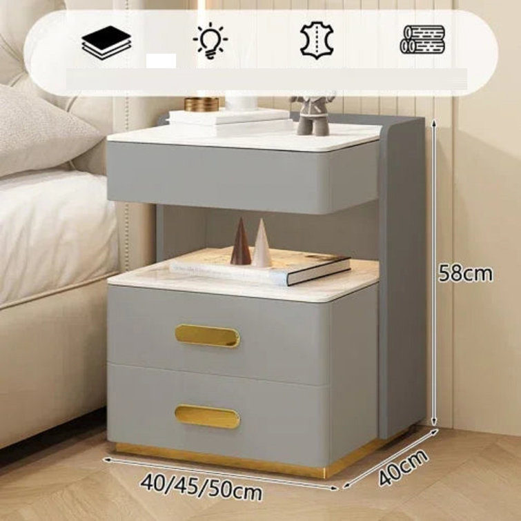 Ebern Designs Nordic Luxury Indoor Nightstands Fashion Designer ...