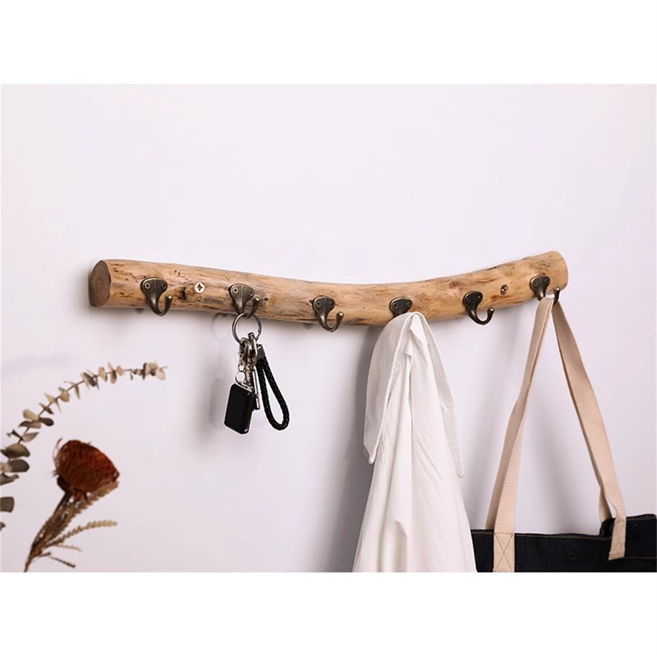 Dakota Fields Branchout Solid Wood Hook Rack | Wayfair