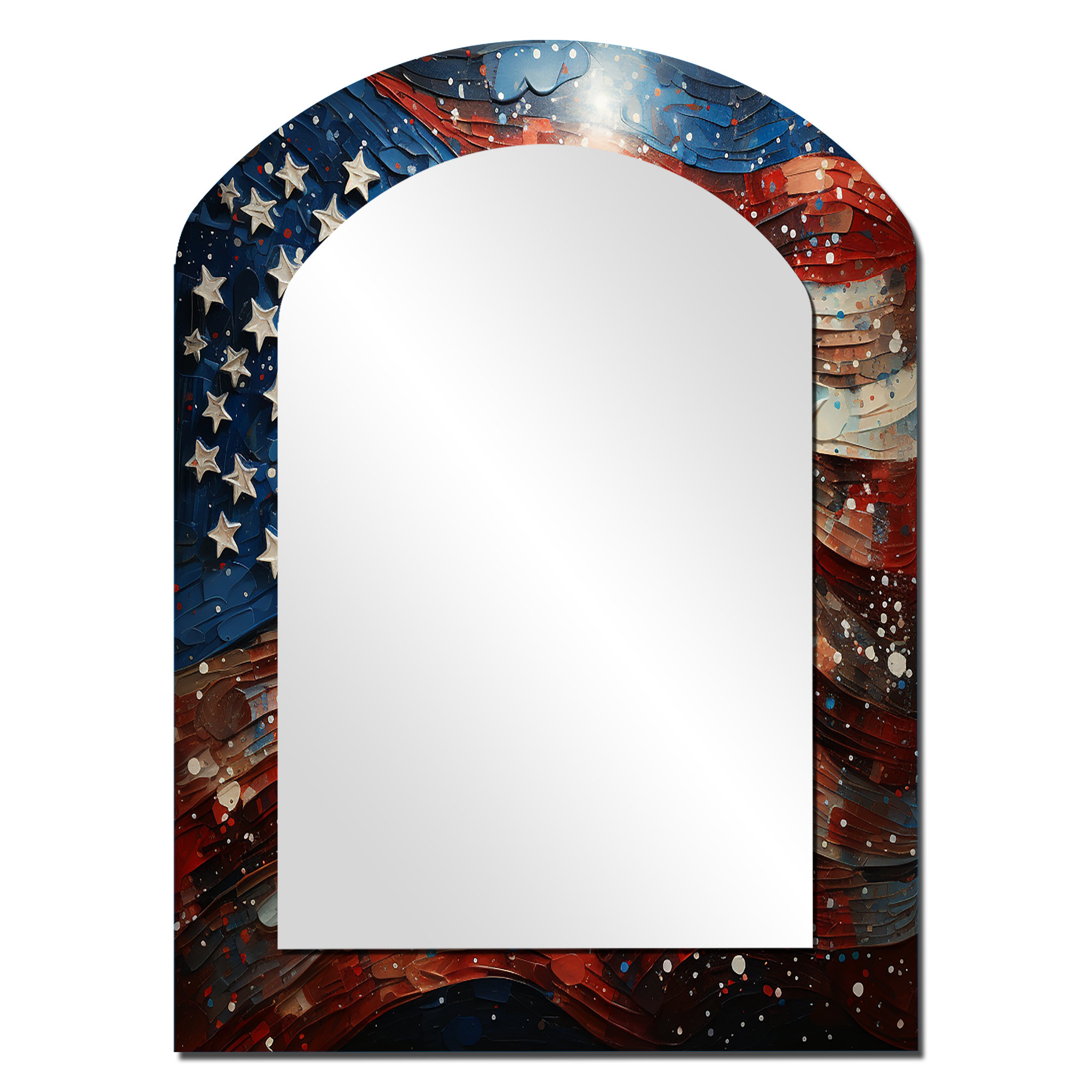 Mercer41 Flag American Flag IV - Flag Usa Asymmetrical Decorative Wall ...