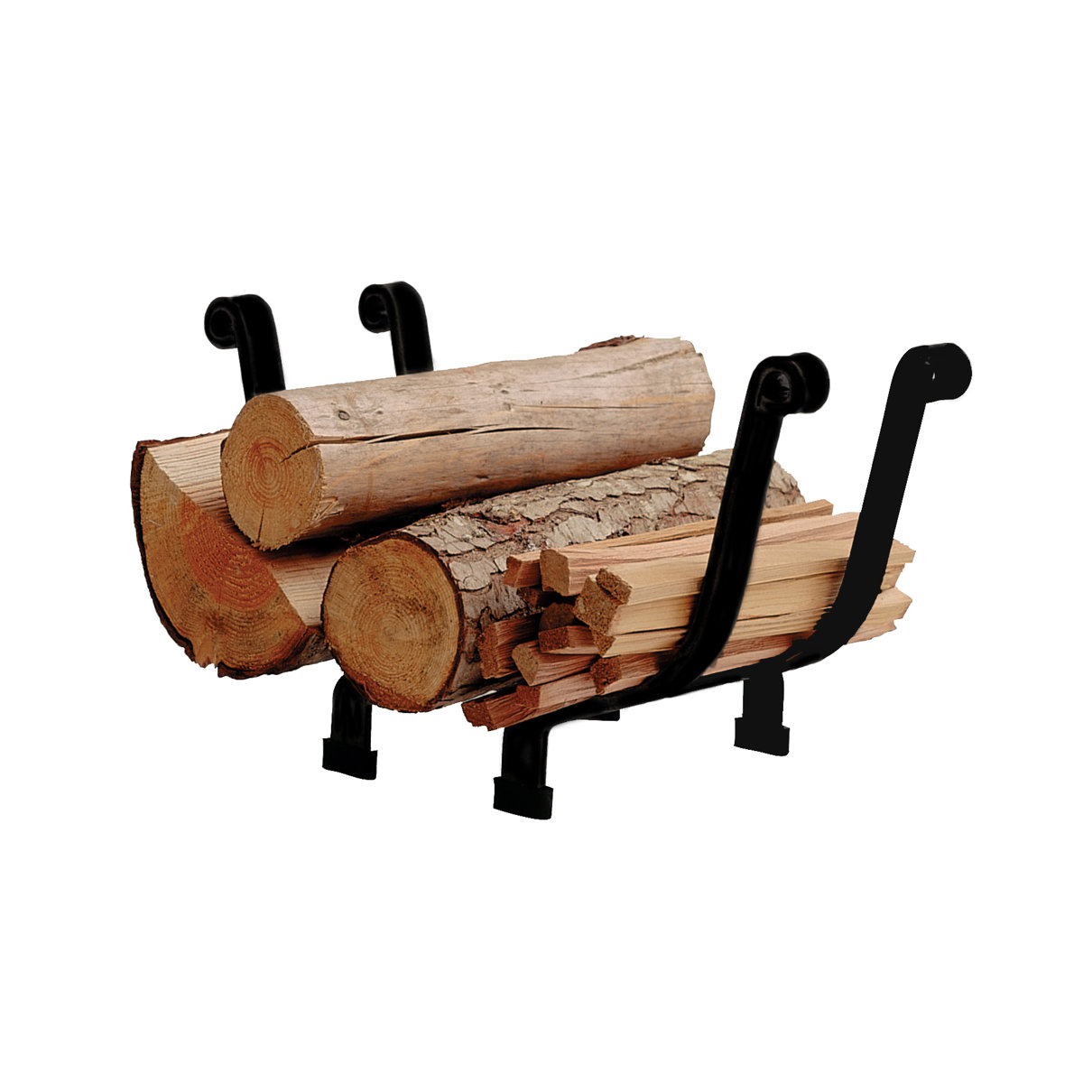 Enclume Handcrafted Indoor & Outdoor Log Basket Fireplace Rack | Wayfair