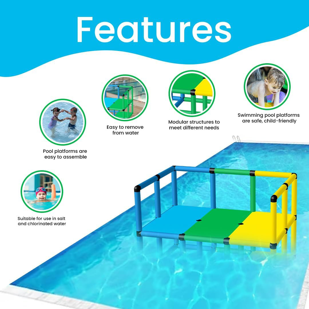 Funphix Outer Railing Swimming Pool Platform For Toddlers And Kids ...