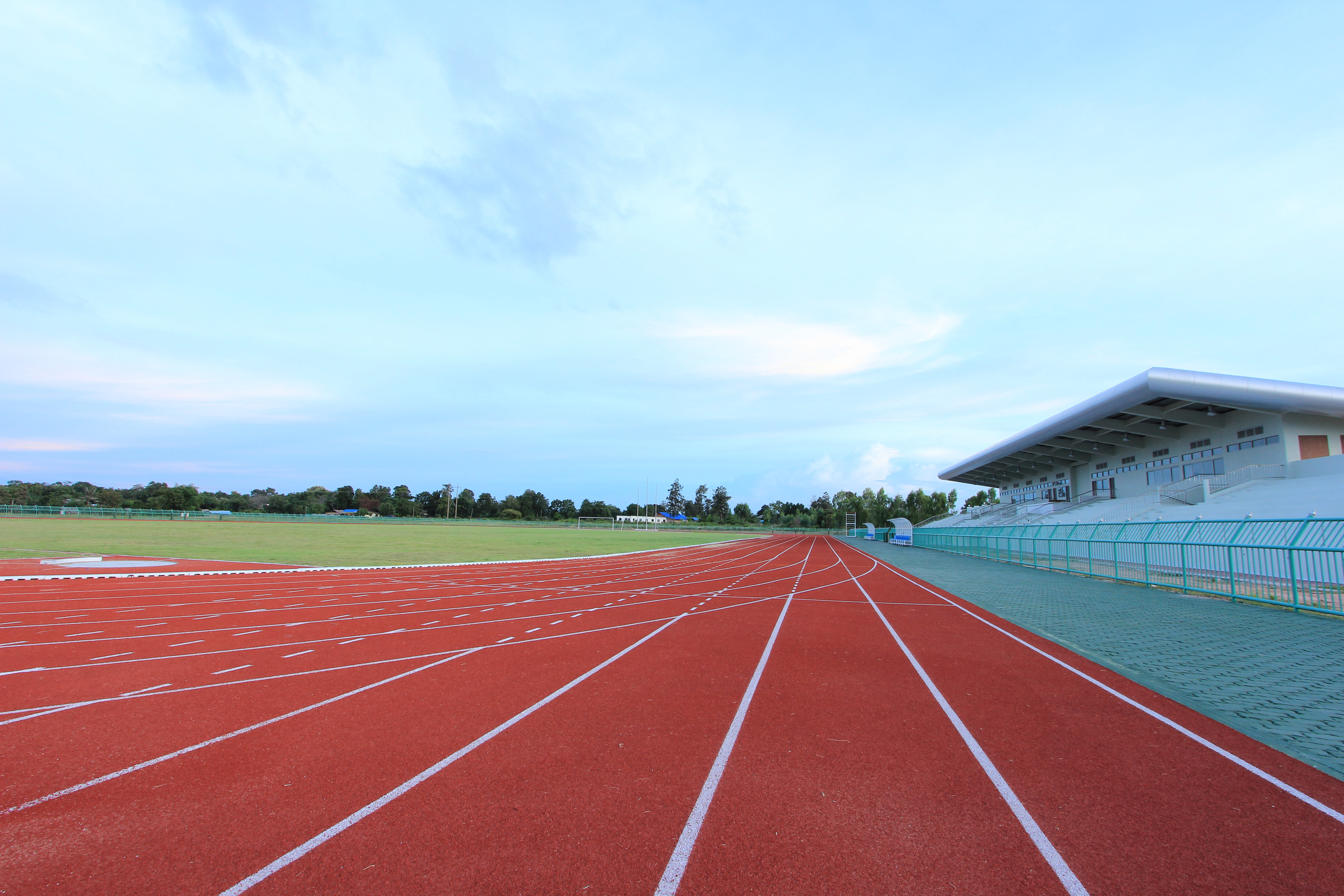 17 Stories Running Track by Goodgold99 - Wrapped Canvas Photograph ...
