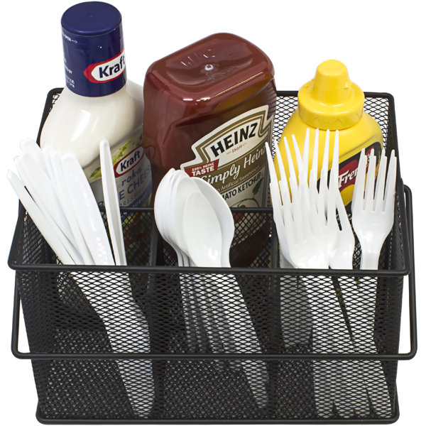 Sorbus Mesh Multi-Purpose Flatware Caddy with Handle & Reviews | Wayfair