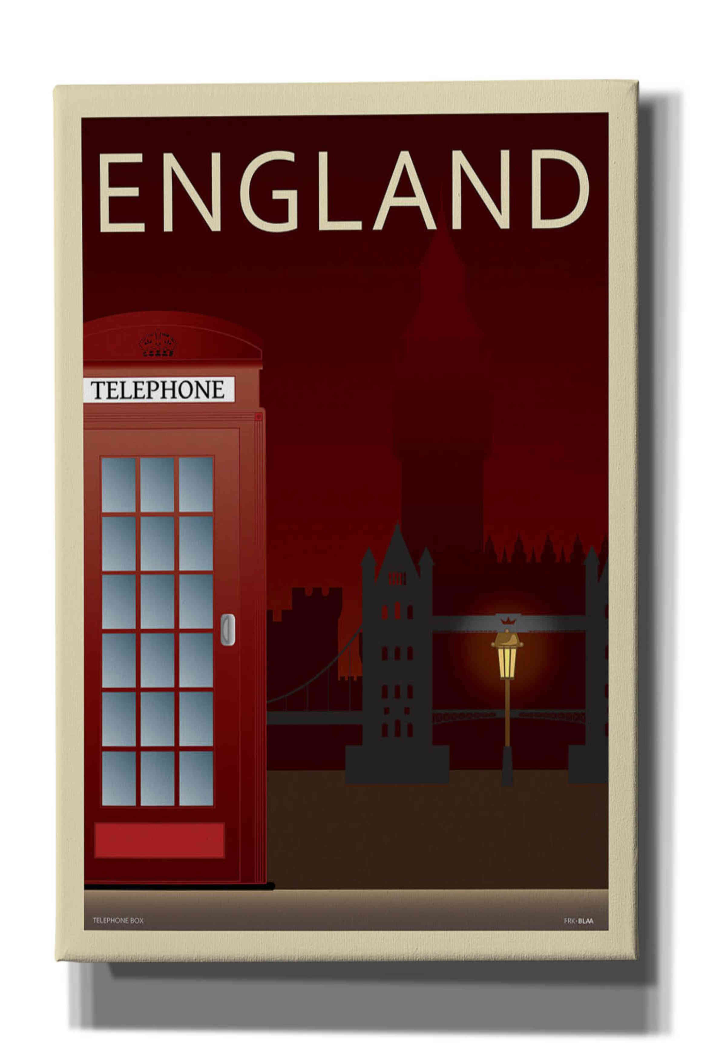 Red Barrel Studio® Telephone Box by Incado - Print | Wayfair