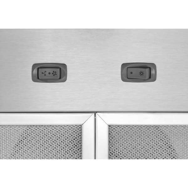 Broan 30" 300 CFM Convertible Insert Range Hood in Stainless Steel ...