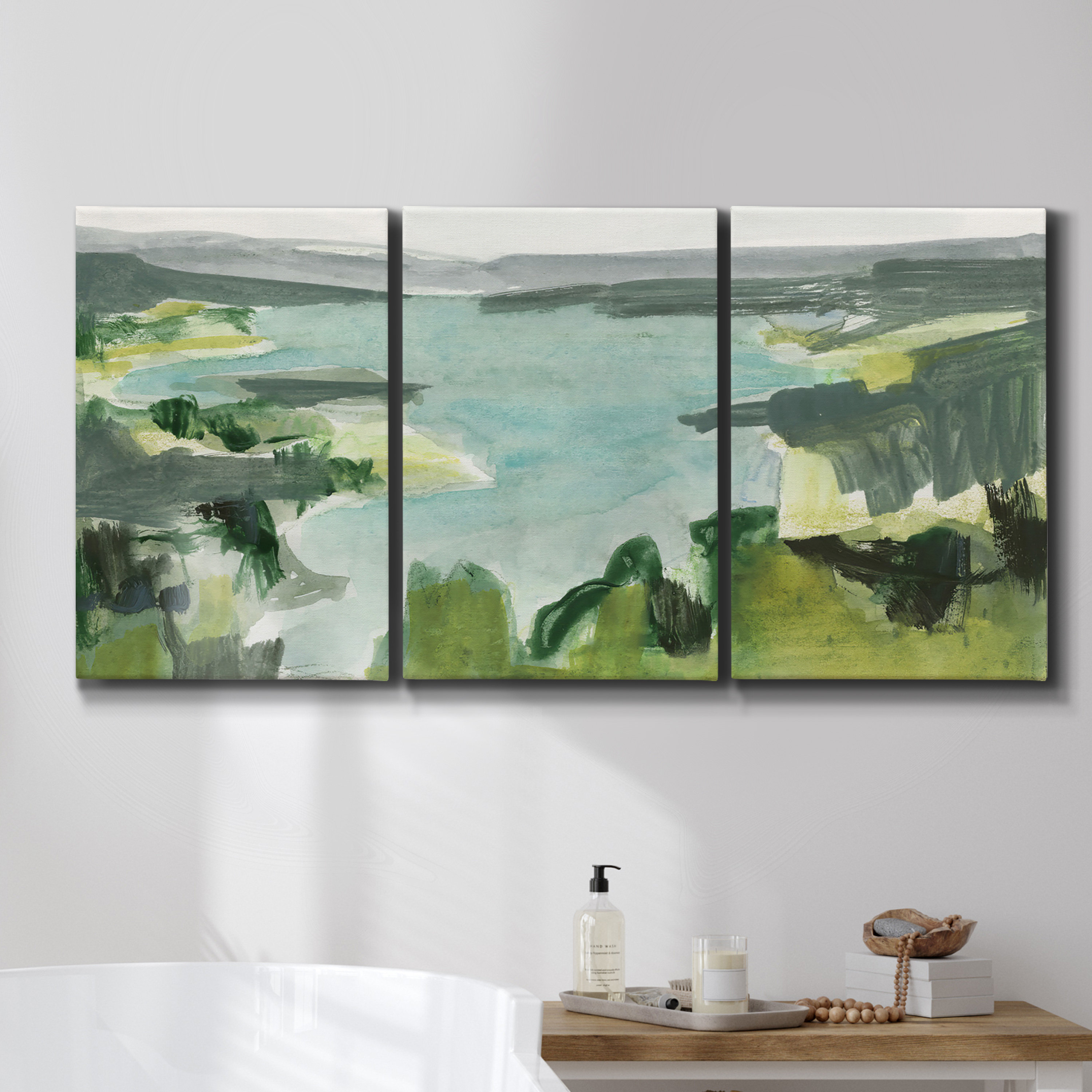 Wexford Home Cove Break I Framed On Canvas 3 Pieces Set - Wayfair Canada