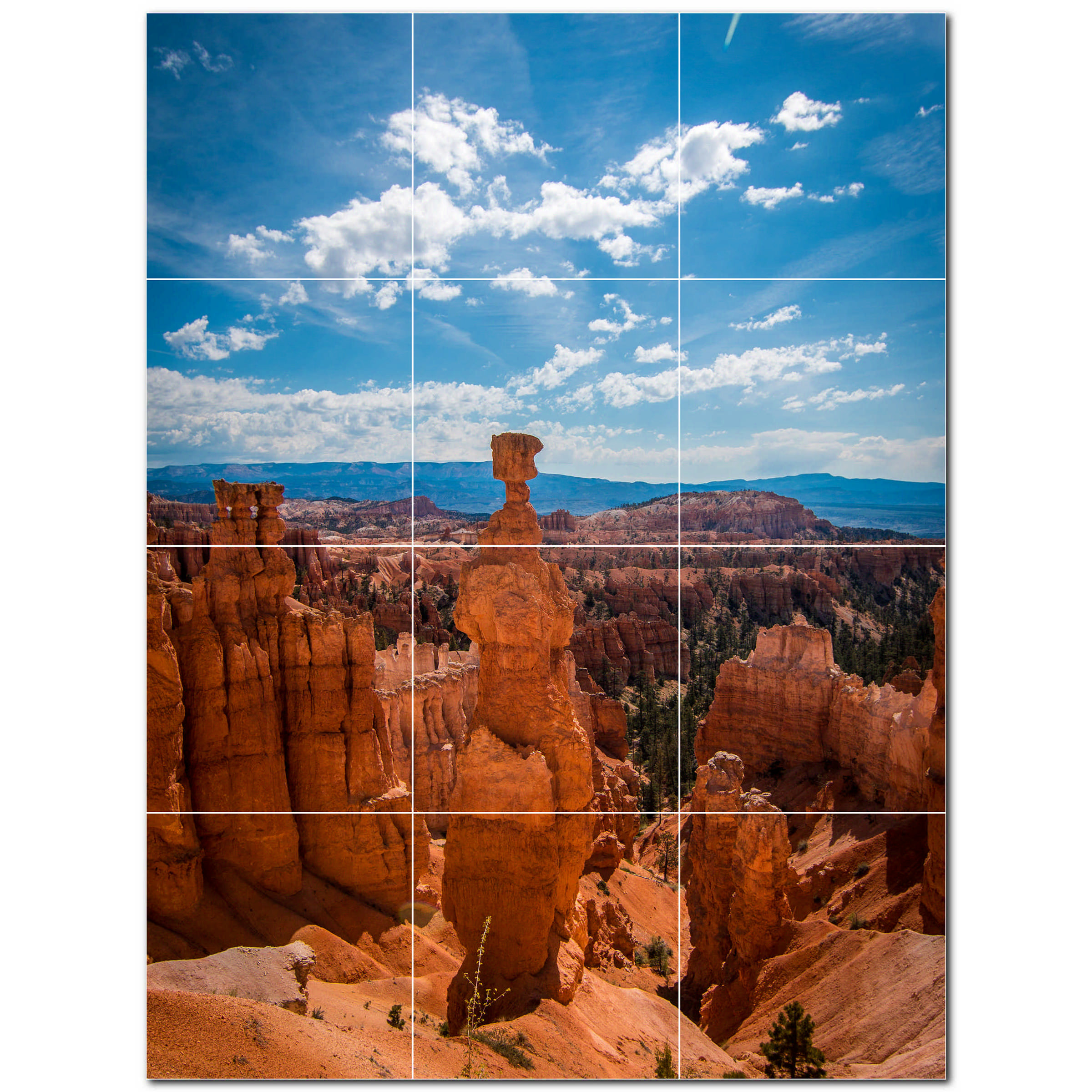 Picture-Tiles.com Canyon Photo 12'' x 12'' Satin Ceramic Decorative ...