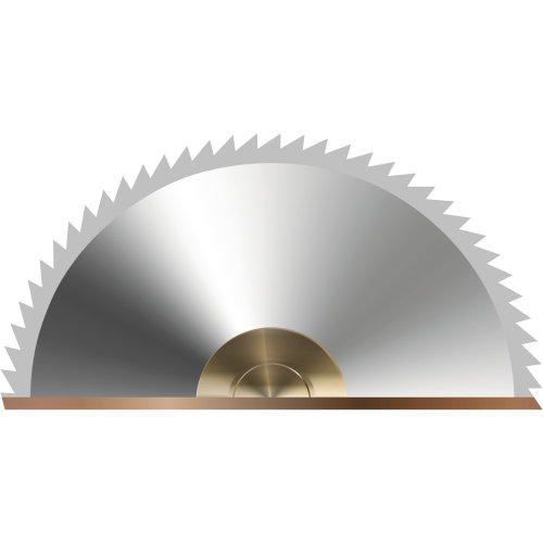 Wet Paint Printing SP13364 Metal Razor Blade Circular Saw In Ground ...