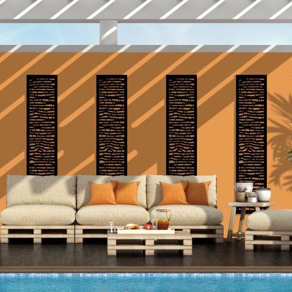 OUTDECO 16"x72" Outback Galvanized Steel Wall and Fence Extension ...