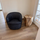 Wade Logan® Azurdee Top Grain 100% Genuine Italian Leather Swivel ...