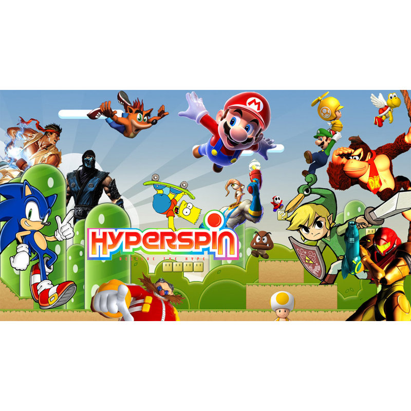 N2fun Mame/Hyperspin 4 Player Plug-In Full Size Arcade Machine with ...