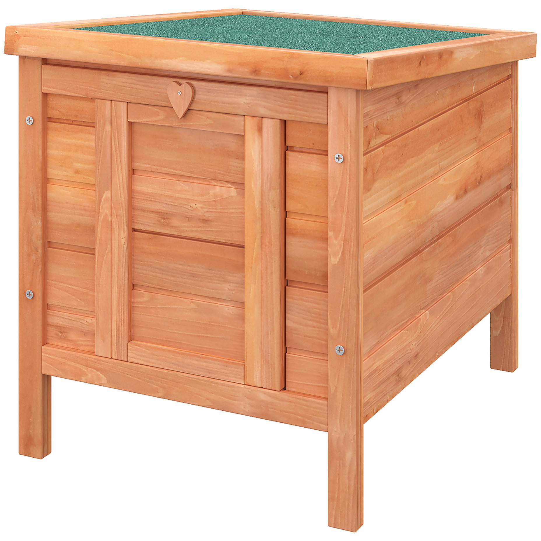 One Allium Way® Small Pet Cage - Wooden With Raised Platform And Design ...