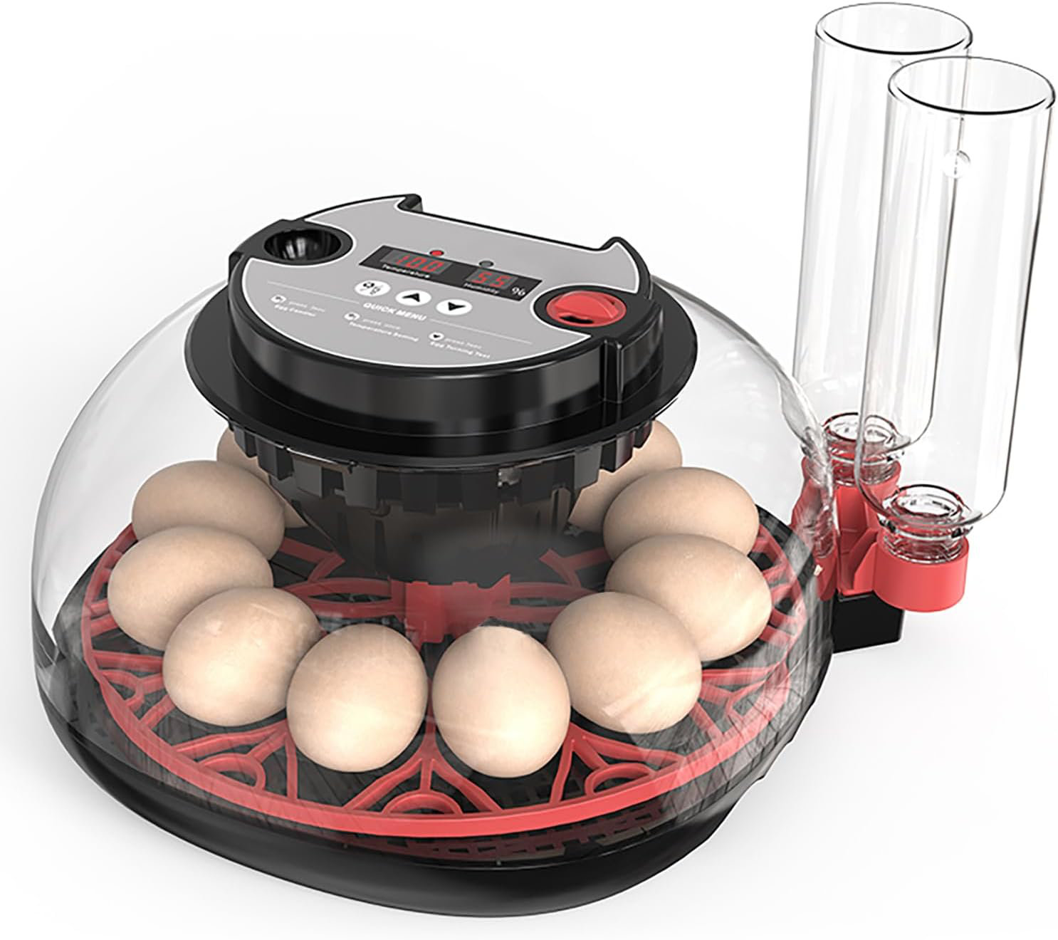 Tucker Murphy Pet™ Smart Chicken Incubators for Hatching Eggs with Automatic Turner Small ...