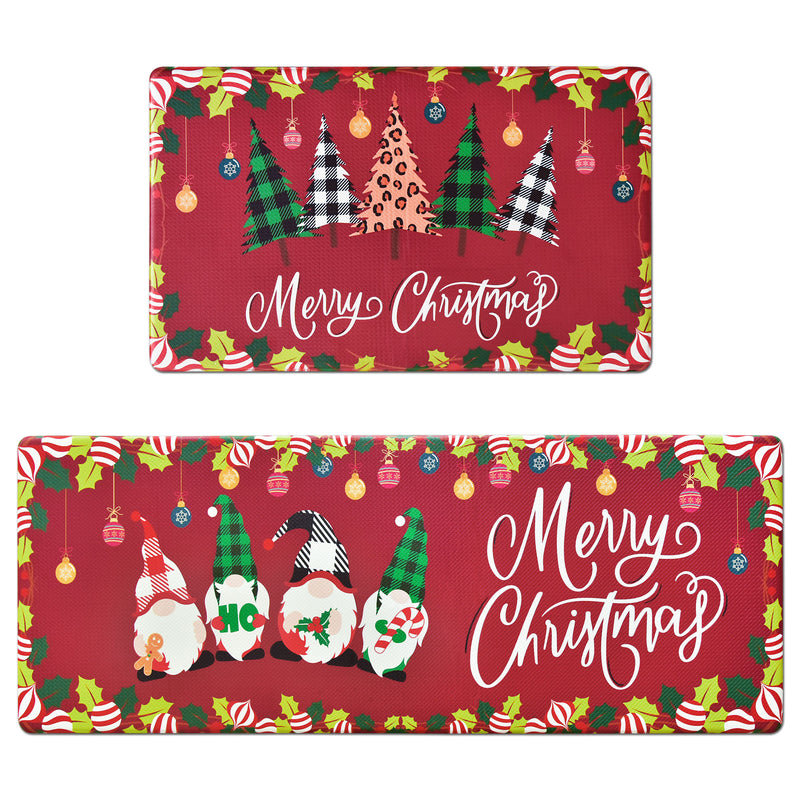 The Holiday Aisle® 2 Piece Elf Kitchen Mat Set & Reviews | Wayfair