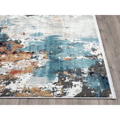 17 Stories Rian Abstract Rug & Reviews | Wayfair
