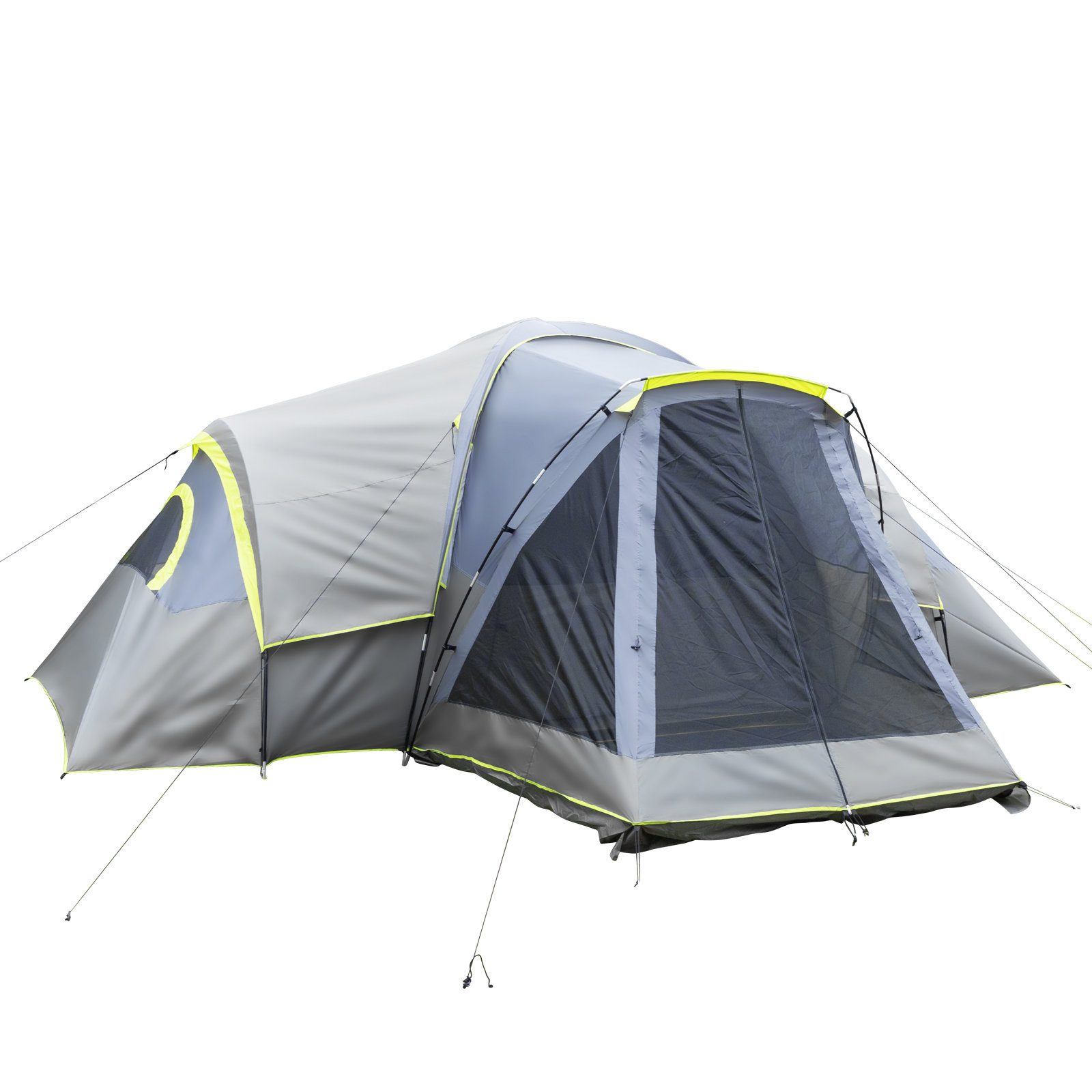 Winado Three Rooms 10 Persons Camping Family Tent & Reviews - Wayfair ...