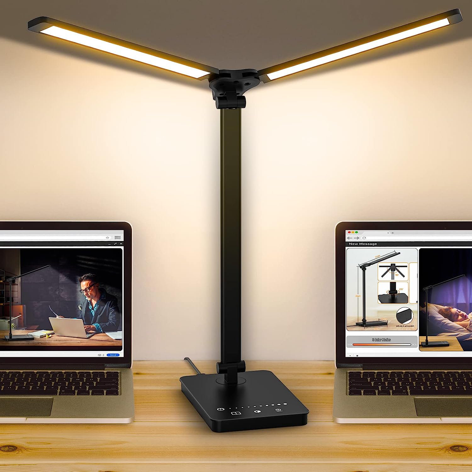 Latitude Run® Adjustable Metal USB Desk Lamp - Wayfair Canada