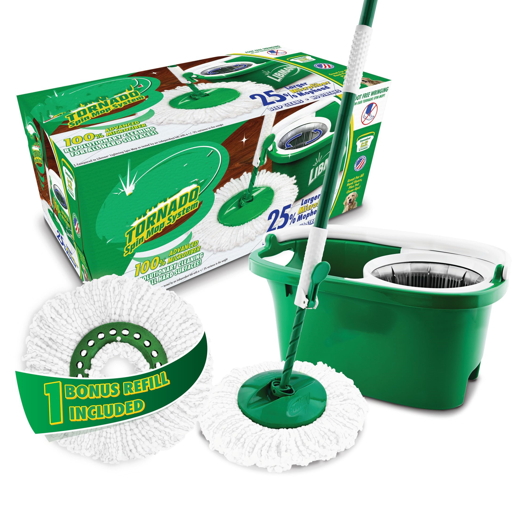 MASTER CRAFT WINDOW AND DOOR Spin Mop System - Mop And Bucket With ...
