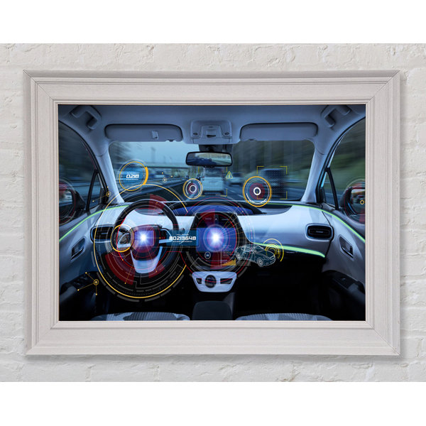 Ebern Designs The Car Of The Future - Single Picture Frame Print ...