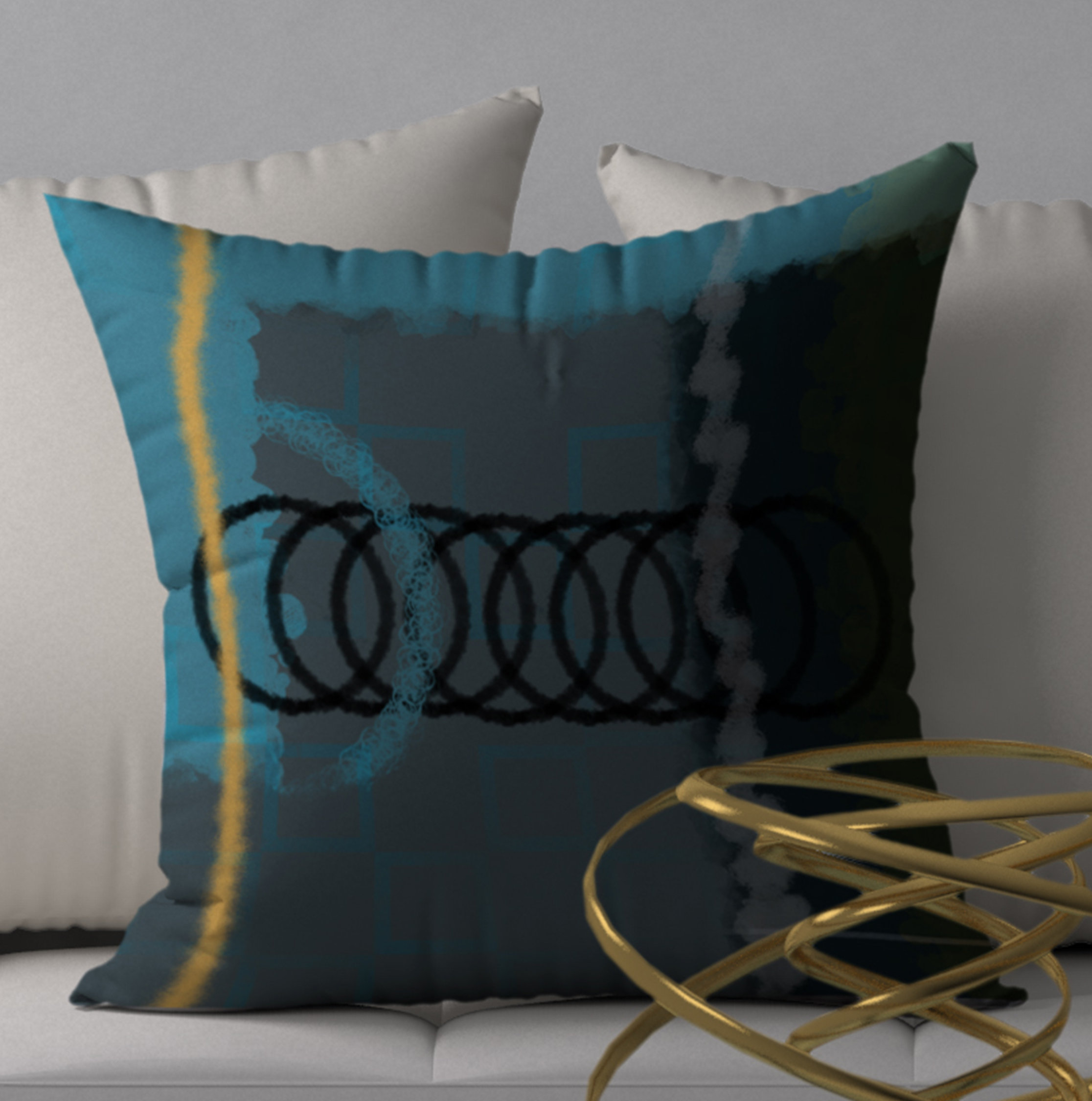 LeRoi Products Warm Sun Decorative Square Pillow Cover & Insert | Wayfair