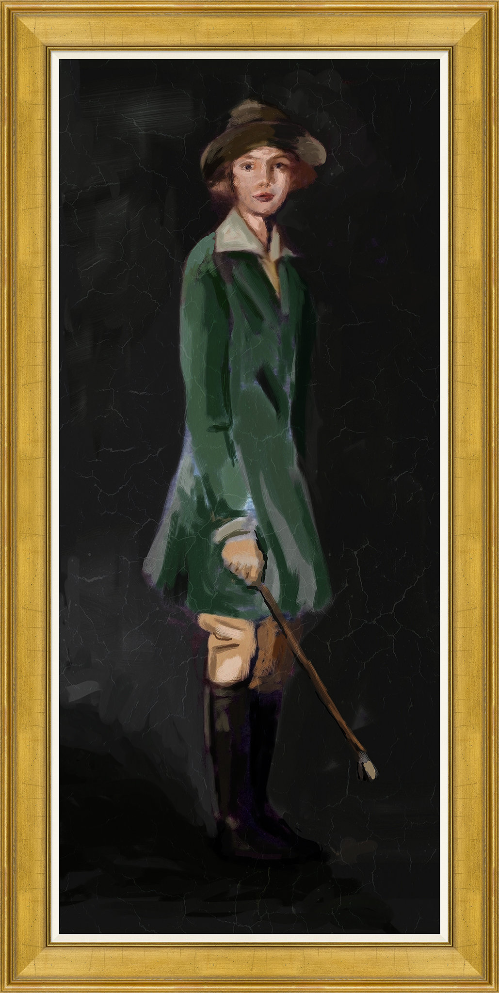 Soicher Marin 'Parthenia 1' by Dana Gibson - Picture Frame Painting on ...