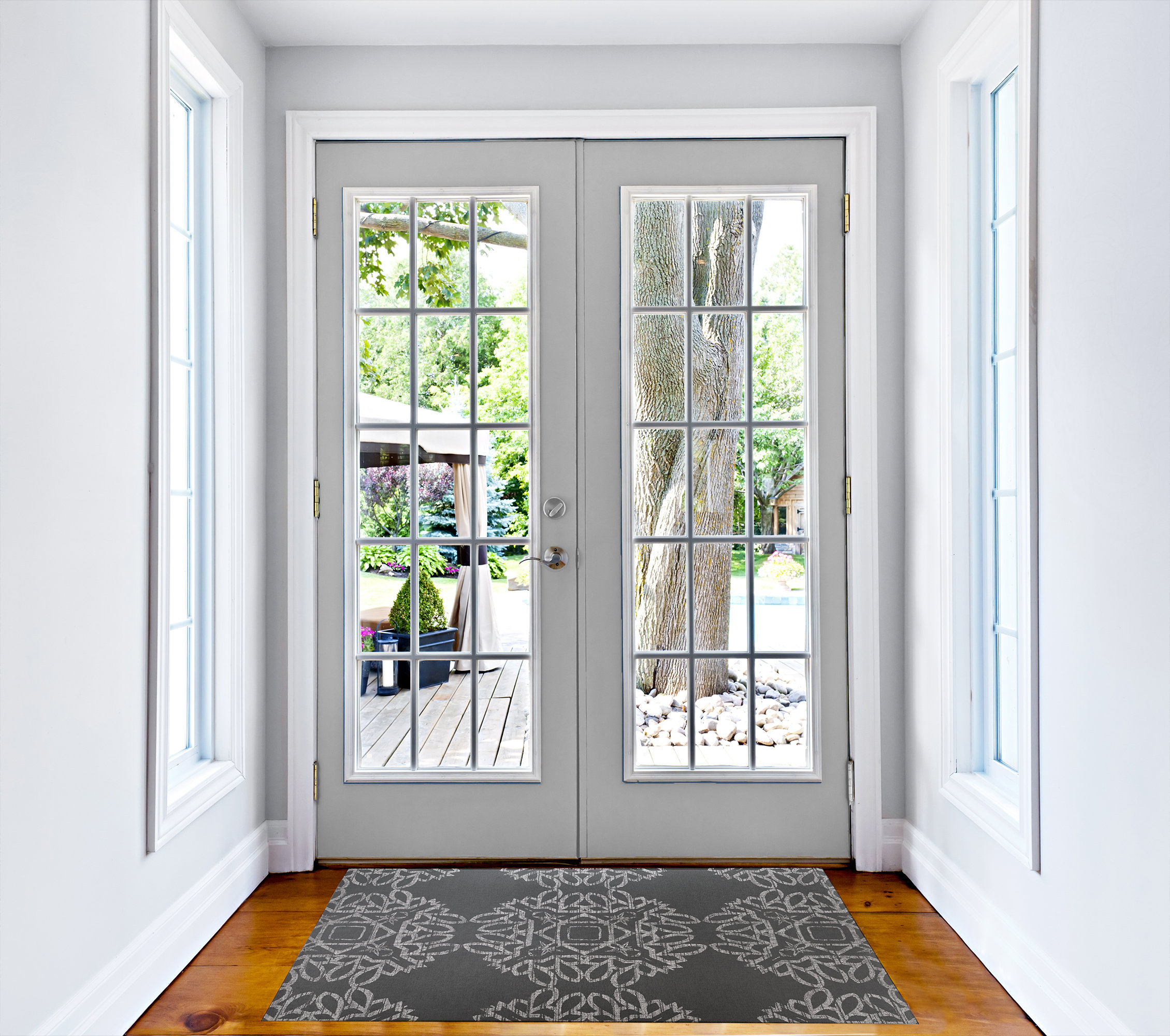 Lark Manor ROBYN LIGHT GREY Indoor Floor Mat By Lark Manor - Wayfair Canada