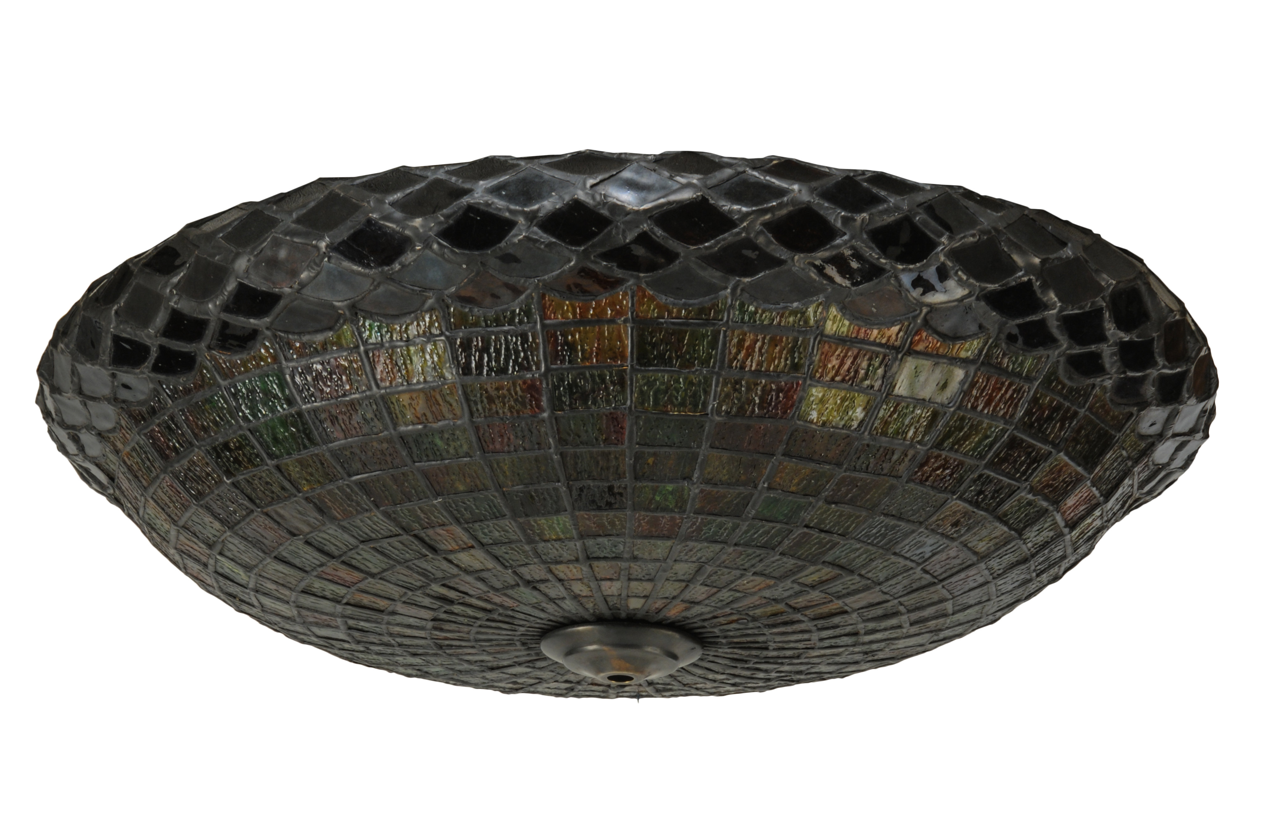 Meyda Lighting 6" H x 18" W Glass Ceiling Fan Bowl Shade (Spider) in ...